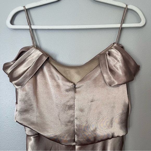 Jenny Yoo | Dresses | Jenny Yoo Serena Off The Shoulder Cowl Neck Satin ...
